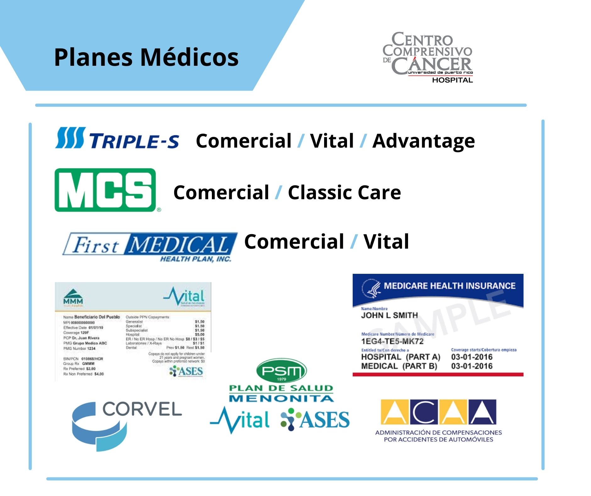 Planes Médicos @ Hospital del Centro Comprensivo de Cáncer de la UPR ...